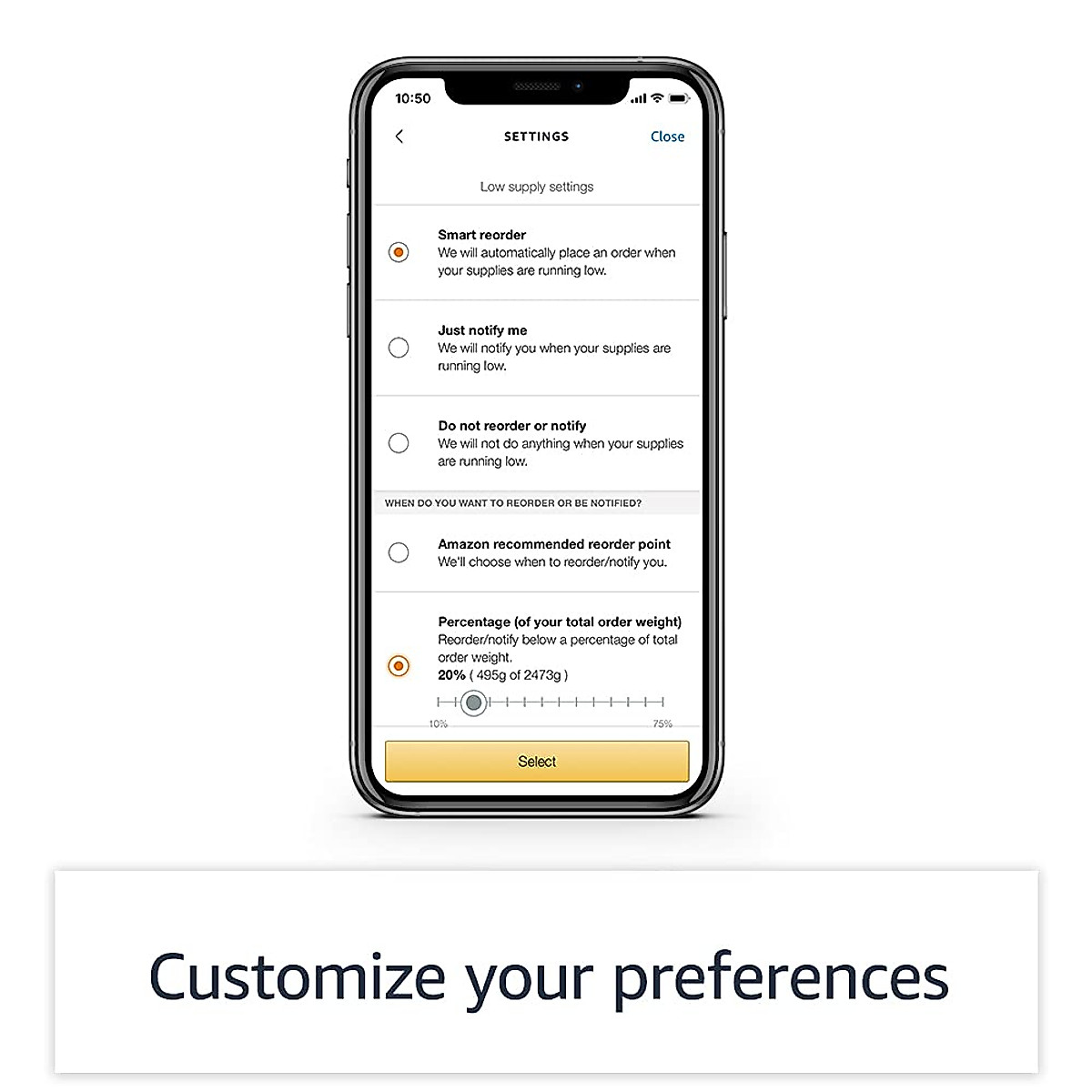 Dash Smart Shelf | Auto-replenishment scale for home and business | Medium