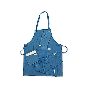 Full Circle Kind Collection Plant-Dyed Organic Cotton, Oven Mitt, Indigo