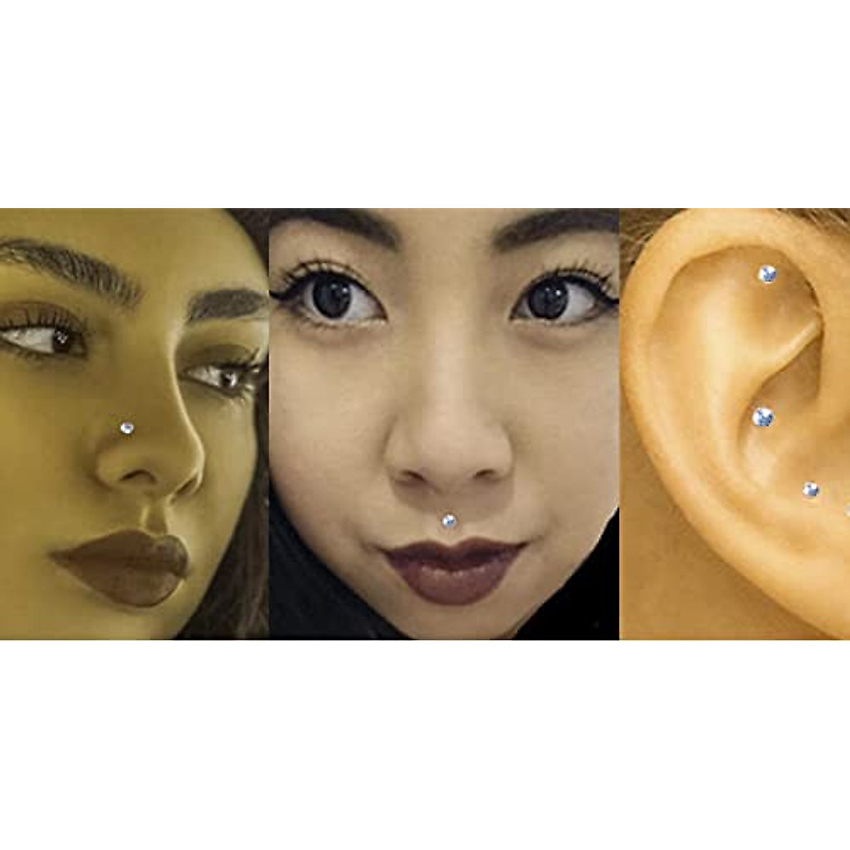 DesignedDazzle Small 2mm Height Magnetic Nose Stud