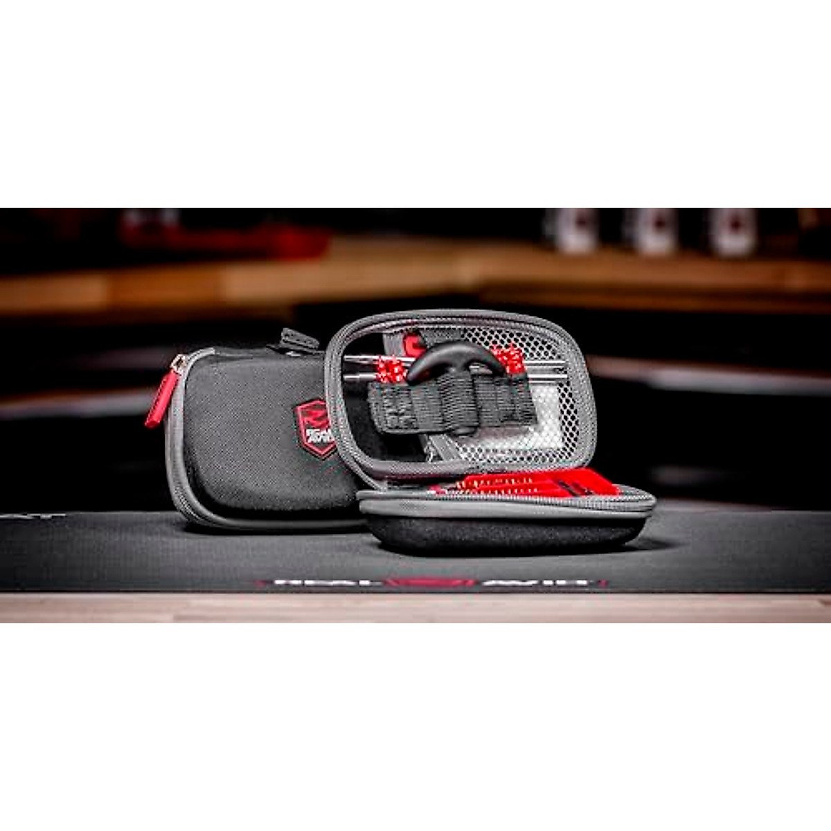 Real Avid Handgun Cleaning Kit: All in One 13 Piece Pistol Cleaning Kit With Cleaning Rod, Bore Brushes, Gun Cleaning Jags & Gun Cleaning Patches For .22 .357 9MM .38 .40 .44 & .45 Caliber Handguns