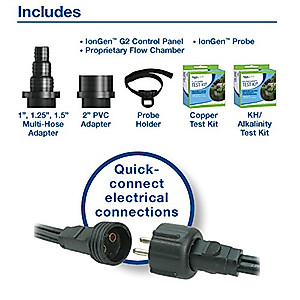 Aquascape IonGen System G2 Electronic Algae Controller for Pond, Garden, and Waterfall Features | 95027