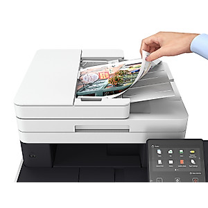 Canon Color imageCLASS MF733Cdw - All in One, Wireless, Duplex Laser Printer (Comes with 3 Year Limited Warranty), Amazon Dash Replenishment Ready, white