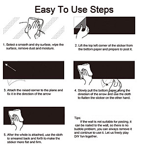 Chalkboard Paper 2 Rolls-Chalkboard Vinyl Sticker Wallpaper (17.4" x 78.7")