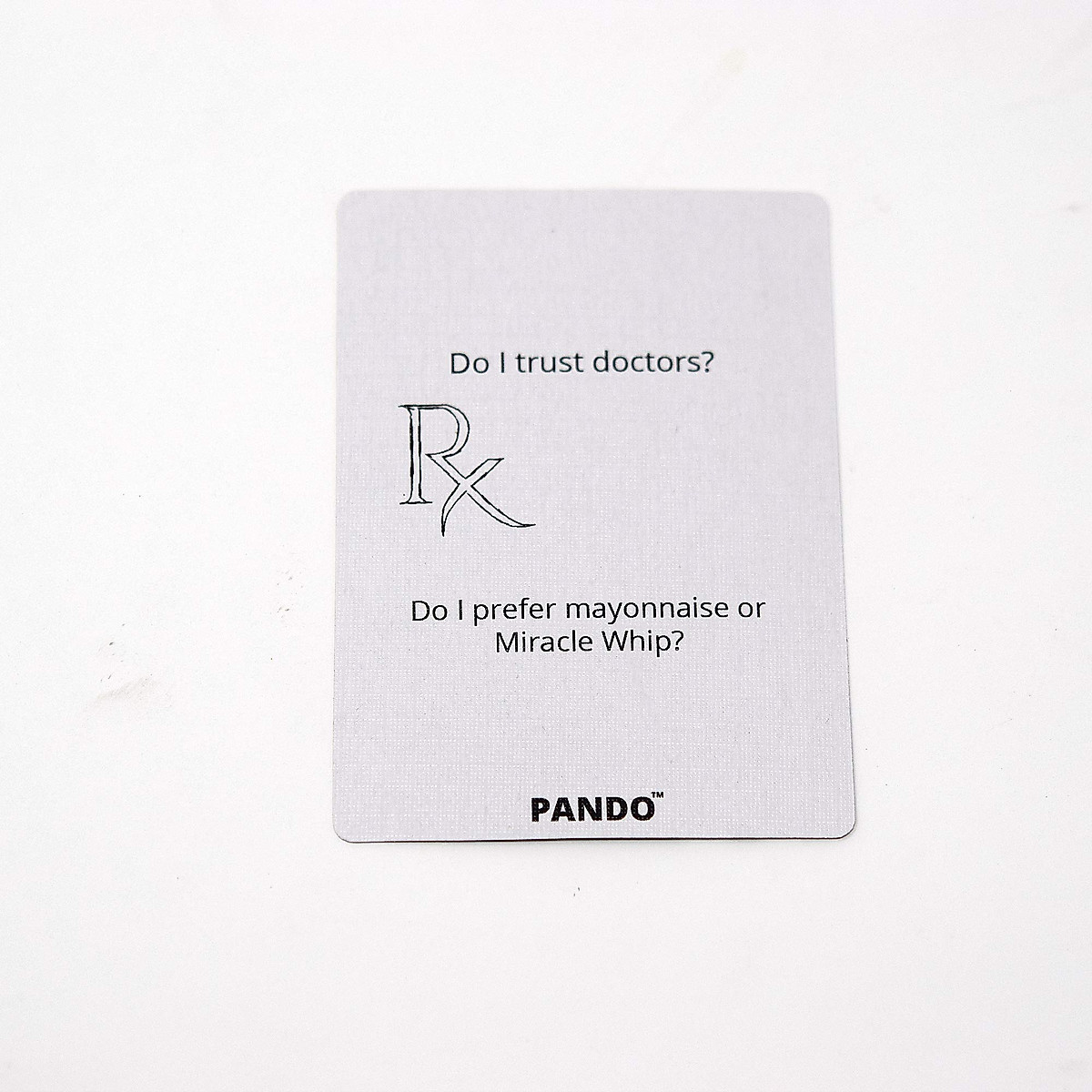 PANDO - The Party Game and Conversation Starter for Friends and Family - Icebreaker Game and Get to Know You Game - Compete to Answer Unpredictable Trivia Questions About Your Friends and Family