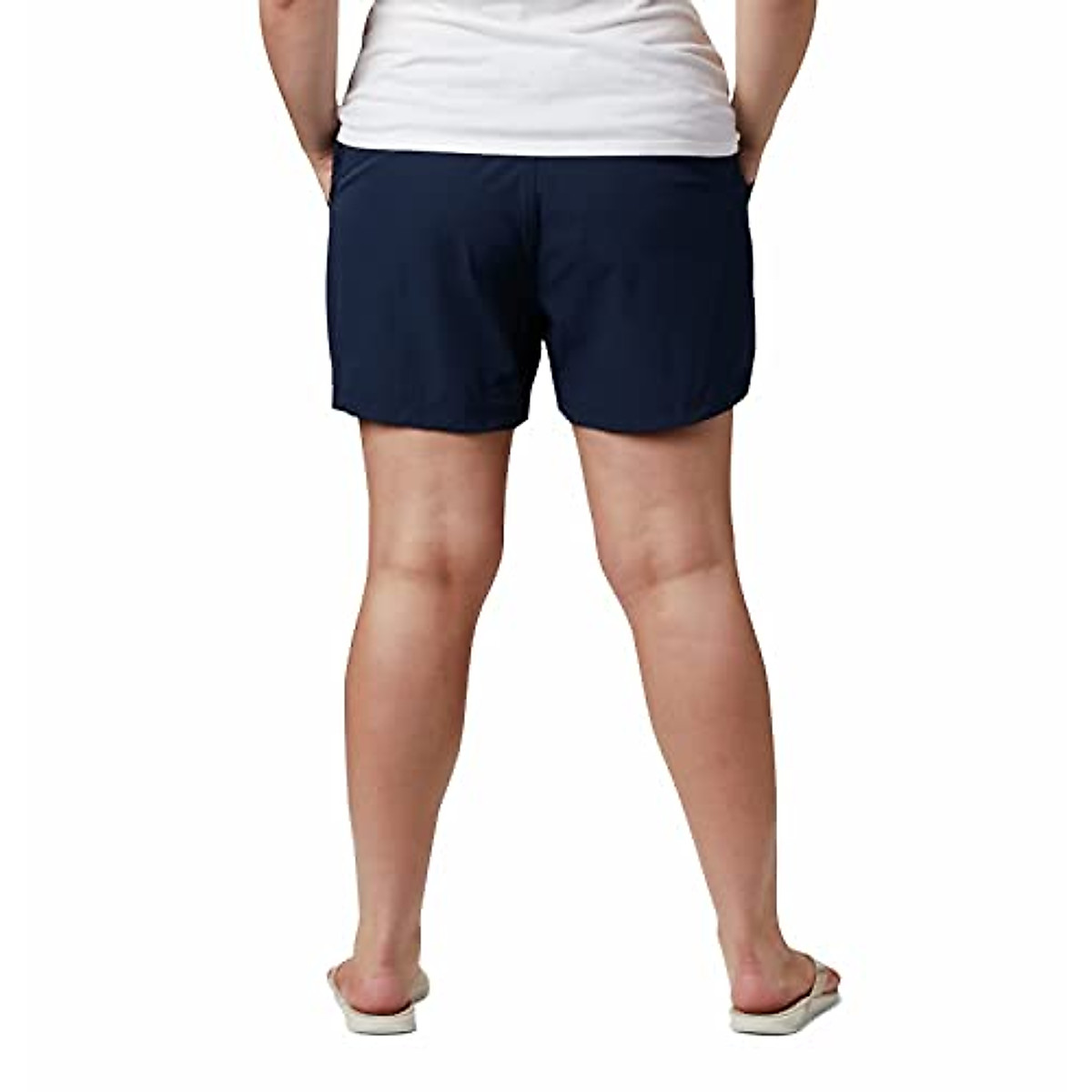 Columbia Women's Coral Point III Shorts, Collegiate Navy, 4 Short
