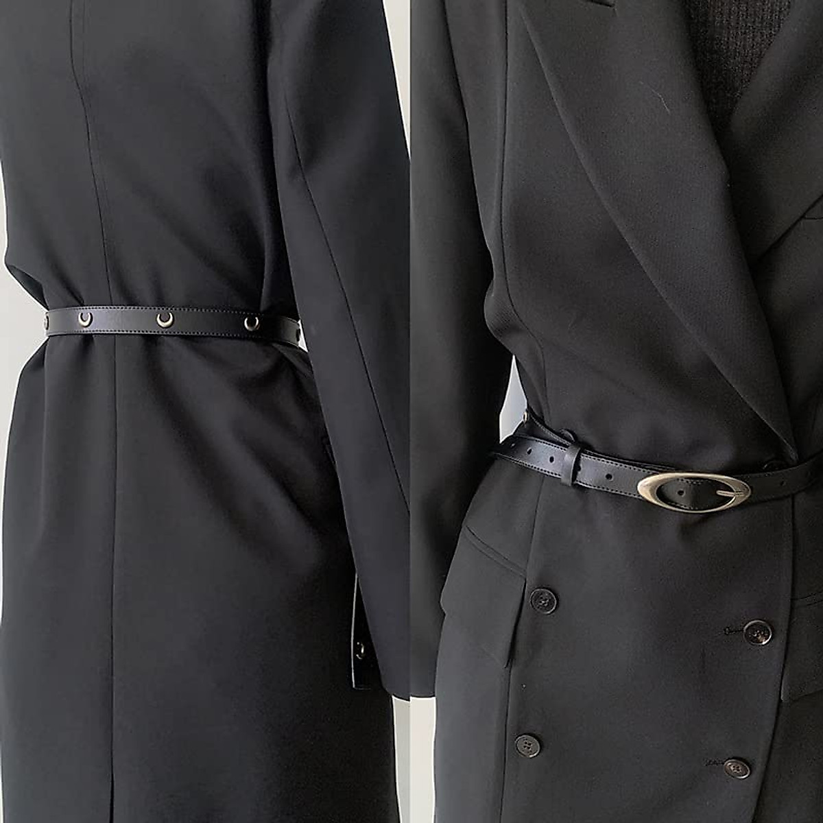 Pdxnyxx Y2k Belt Y2k Accessories Aesthetic Accessories Belts Y2k Fashion Grunge Accessories (Black,One size)