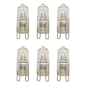Vstar® G9 Halogen Bulb, 40-Watt 120-Volt Base G9 Halogen Bulb (Pack of 6)