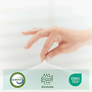 Nestl Green Tea Twin Mattress 8 Inch - Cooling Graphite Memory Foam Twin Mattress for Kids, Fiberglass Free Twin Bed Mattress in A Box, Pressure Relief Supportive Bed in A Box, CertiPur-US Certified