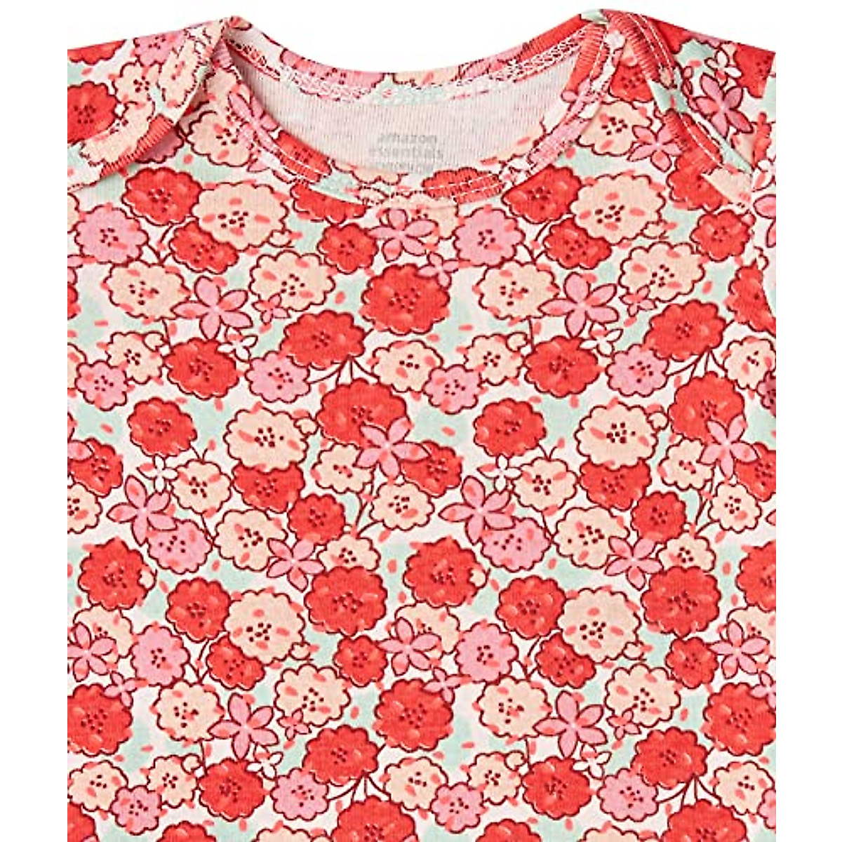 Amazon Essentials Unisex Babies' Cotton Layette Outfit Sets, Pack of 6, Multicolor/Floral/Strawberries, 12 Months