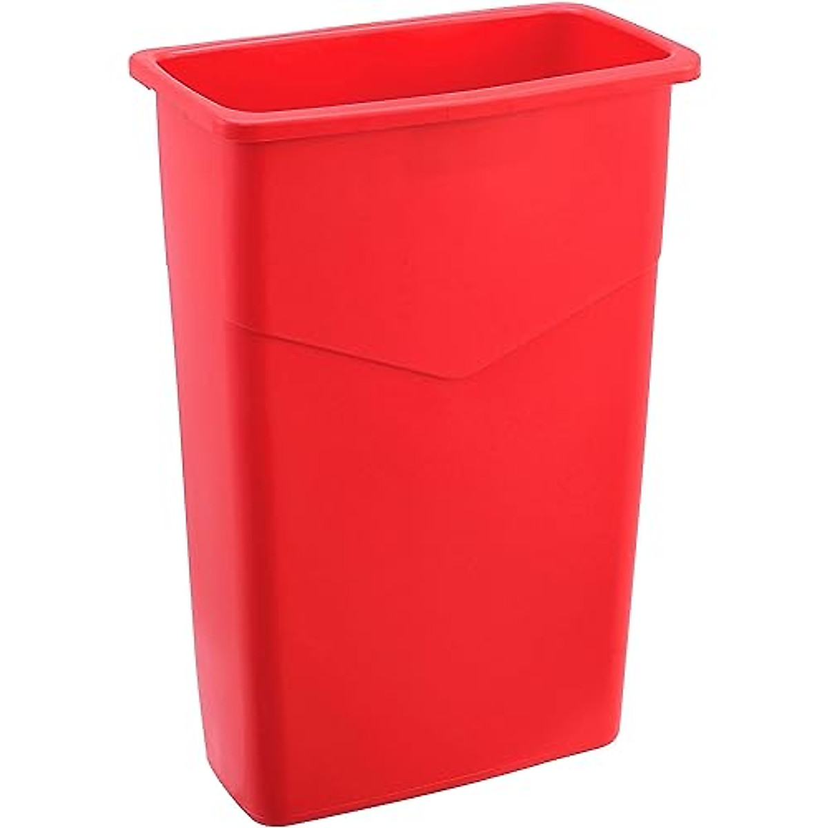 Global Industrial Slim Trash Can, 23 Gallon, Red