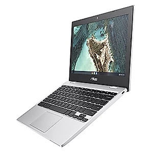 ASUS Chromebook CX1, 11.6" HD NanoEdge Display, Intel Celeron N3350 Processor, 32GB eMMC,  4GB RAM, Chrome OS, Transparent Silver, CX1100CNA-AS42