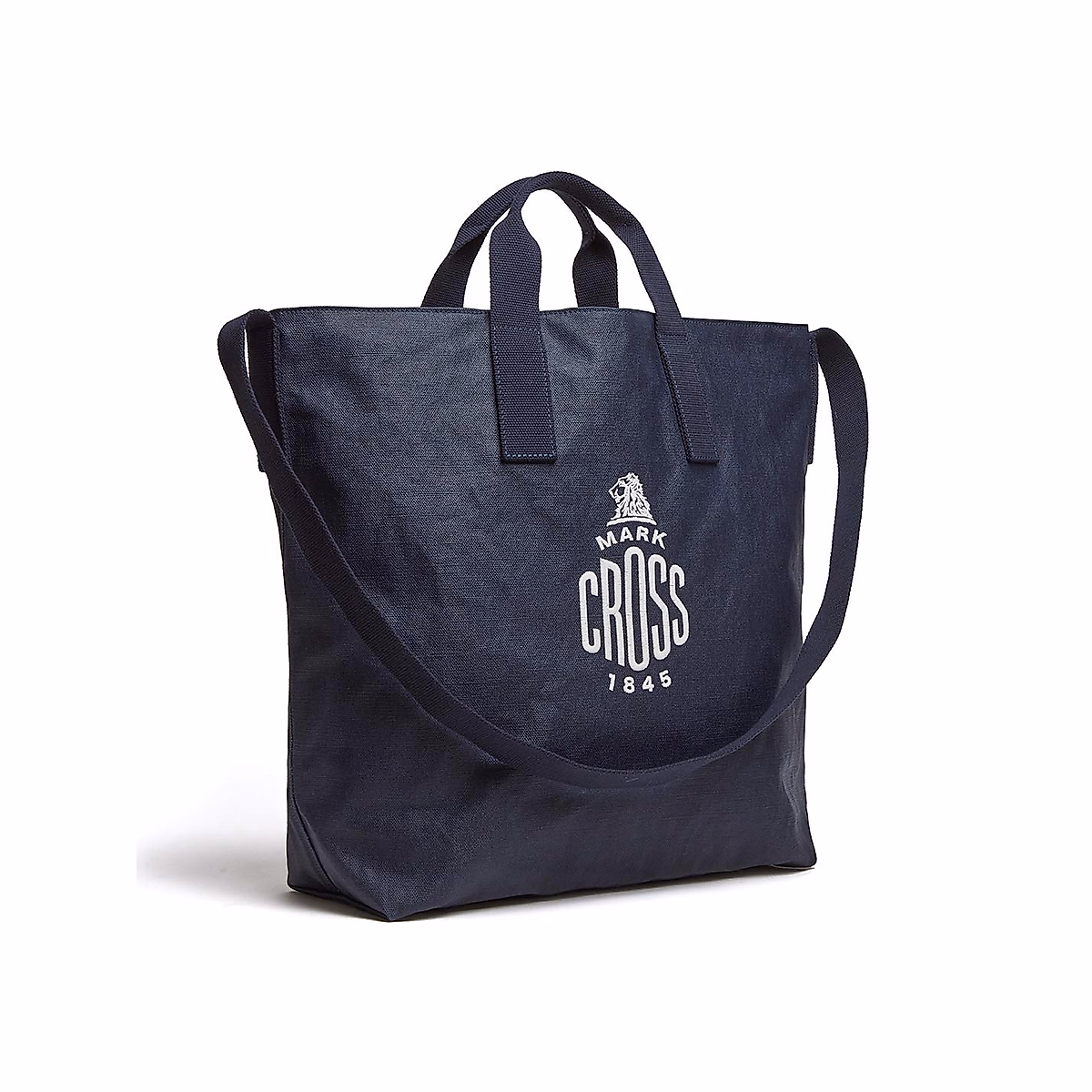 Mark Cross, Weatherbird Canvas Tote, Medium, Navy