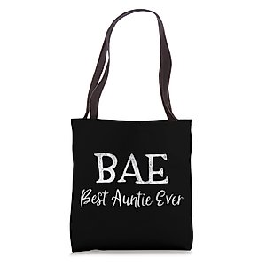 BAE Best Auntie Ever Women Aunt Christmas Mother's Day Tote Bag
