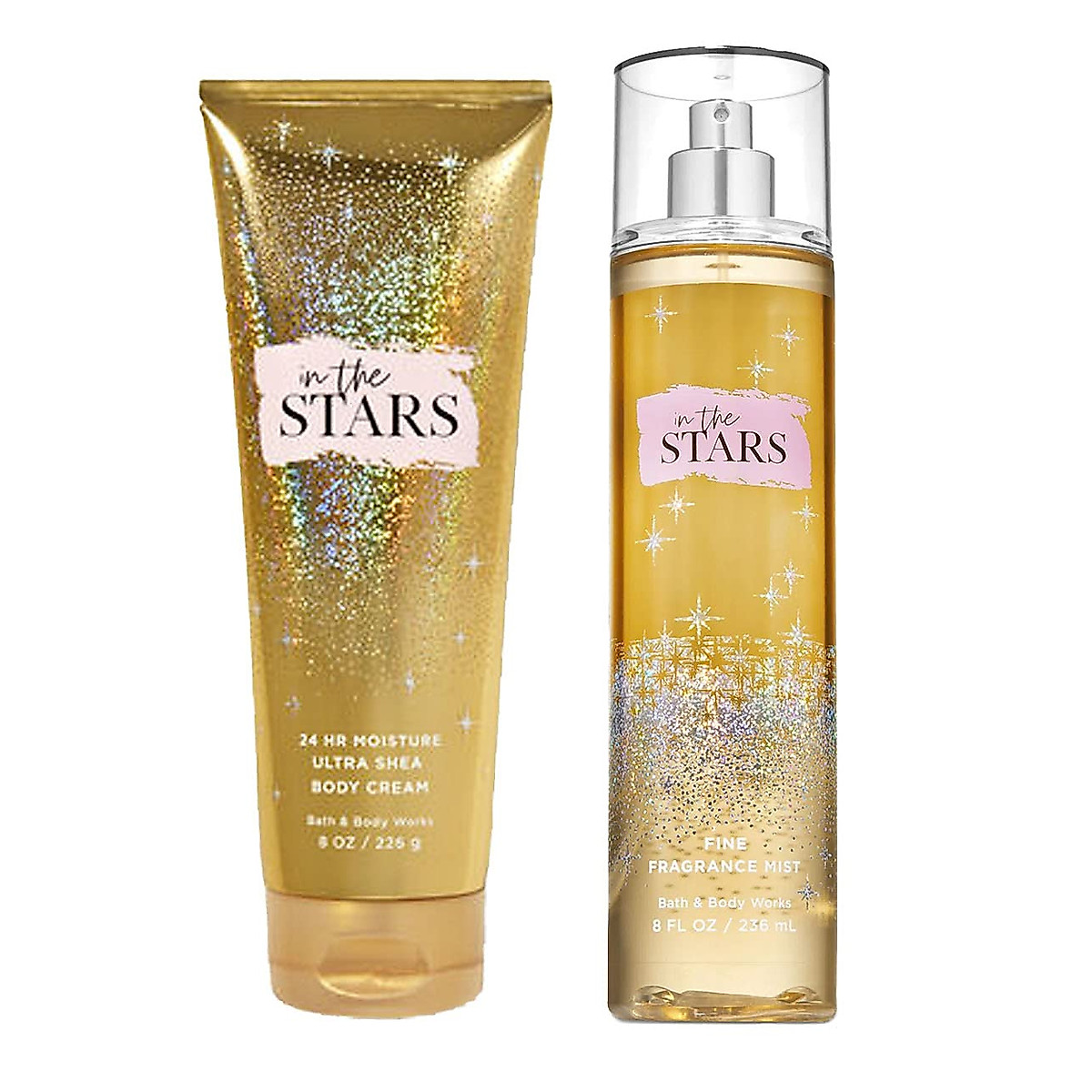 Bath and Body Works In The Stars Ultra She Body Cream & Fine Fragrance Mist Set 2018