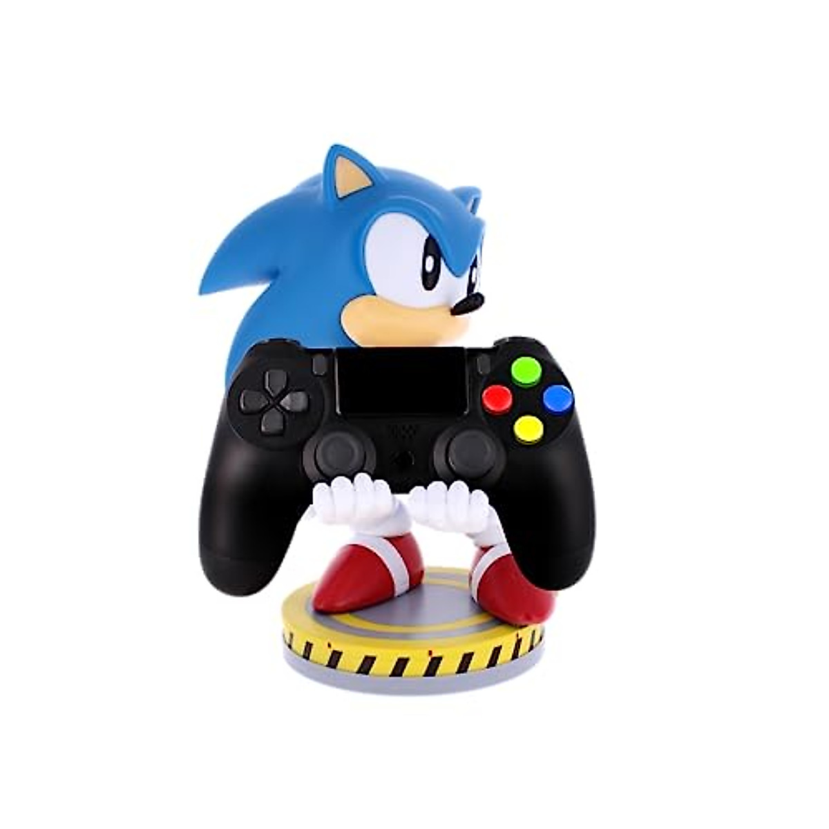 Exquisite Gaming: Sliding Sonic Phone Stand & Controller Holder - Sonic The Hedgehog - Officially Licenced Figure, Cable Guys