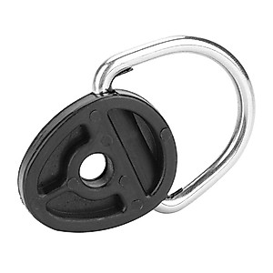 SolUptanisu Kayak D Ring Accessories,2pcs Kayak D Ring Tie Down Loop Safety Deck Fitting Accessory Parts