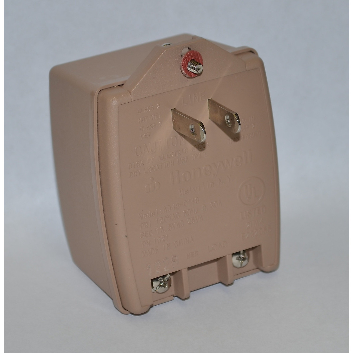 Honeywell Ademco 1321 16.5V Plug-In Transformer