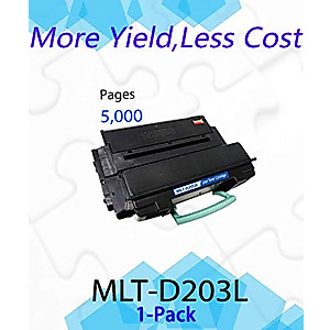 (1-Pack) Extra High Yield Compatible MLT-D203L D203L Toner Cartridge 203L Used for Samsung ProXpress M3370FD M3870FW M4070FR M3320ND M3820DW M4020ND Printer, Sold by EasyPrint