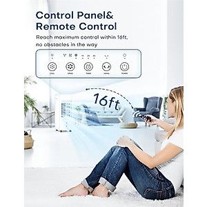 Evaporative Air Cooler, BALKO 3-IN-1 Windowless Swamp Cooler w/ 0.8 Gal Detachable Water Tank, 7H Timer & Remote, 4 Ice Pack, 70° Oscillation, Ductless Air Conditioner Portable for Room Indoor Office