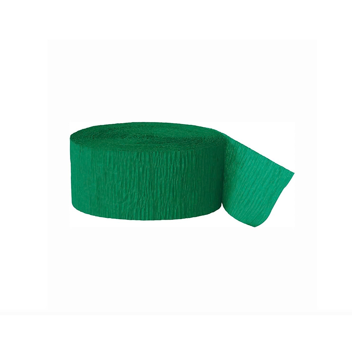 Unique Industries Crepe Paper Streamer, 81ft, Emerald Green