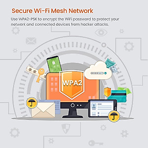 Tenda Nova Mesh WiFi System MW5 - Covers up to 3500 sq.ft - AC1200 Whole Home WiFi Mesh System - Dual-Band Mesh Network for Home Internet - Gigabit Mesh Router for 60 Devices - Plug-in Design - 3-Pack