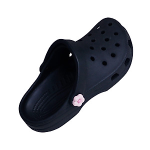 Mon Caramel 6PCS Replacement Parts Daisy Flower Shoe Charm for Classic Garden Shoe Strap Button Replacement rivets Pink Cute Flowers