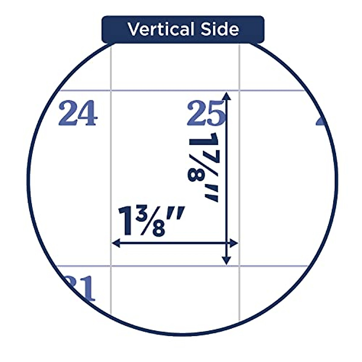 AT-A-GLANCE 2023 Wall Calendar, Dry Erase Monthly Wall Planner, 12 Month, 48" x 32", Jumbo, Vertical/Horizontal, Reversible, Blue (A1152)