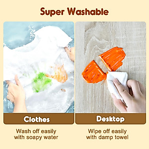 Jar Melo Washable Tempera Paint for Toddlers 3 4 5 6 7 8+ Age Activity, 6 Color 2.1fl oz Non Toxic Kids Paint for Finger Painting School Classroom Art Supplies Craft Projects Birthday Christmas Gift