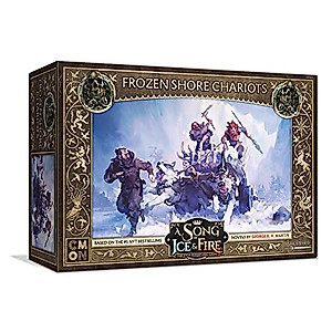 CMON A Song of Ice and Fire Tabletop Miniatures Frozen Shore Chariots Unit Box | Strategy Game for Teens and Adults | Ages 14+ | 2+ Players | Average Playtime 45-60 Minutes | Made