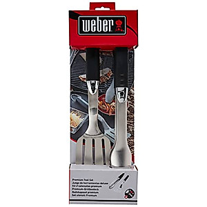 Weber Original Portable 2-Piece Stainless Steel Tool Set