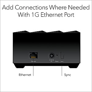 NETGEAR Nighthawk Dual-Band Whole Home Mesh WiFi 6 Add-on Satellite (MS70) – Works with Your Nighthawk MK72 Or MK73 System, Adds up to 1,500 sq. ft. Coverage, AX3000 (Up to 3Gbps)
