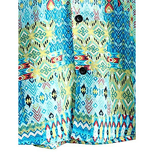 VATPAVE Mens Casual Hawaiian Shirts Short Sleeve Button Down Beach Shirts Tropical Floral Shirts X-Large Sky Blue