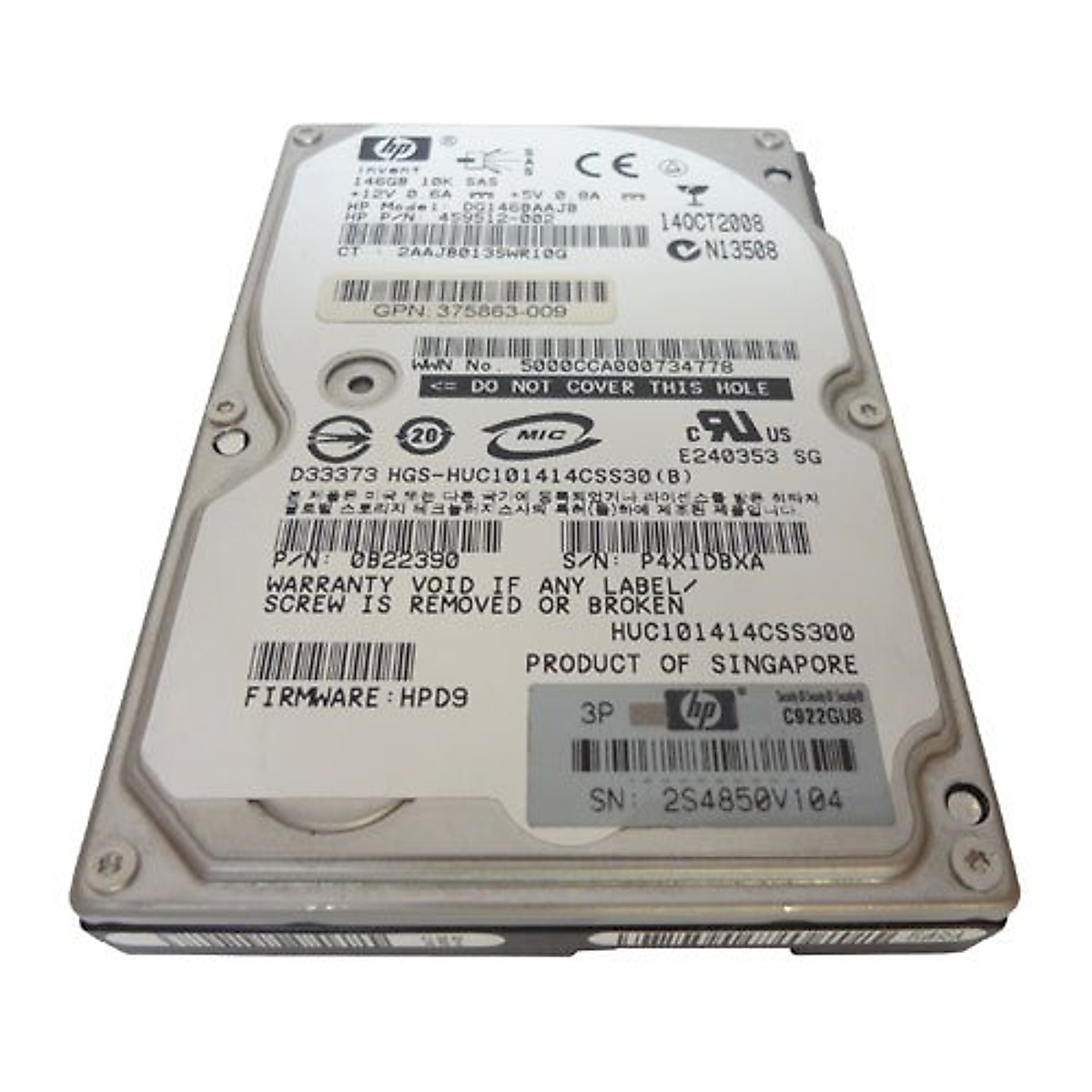 DG146BAAJB HP DG146BAAJB HP DG146BAAJB