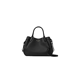 Kate Spade Dumpling Large Satchel Shoulder Hobo Bag Tote Leather In Gold Black