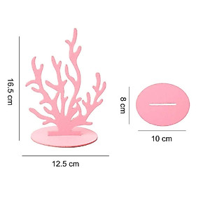 BEFIOPHY MoonBrush DIY Mermaid Party Felt Decorations Birthday/Graduation Party Supplies Table Ornament (Coral)