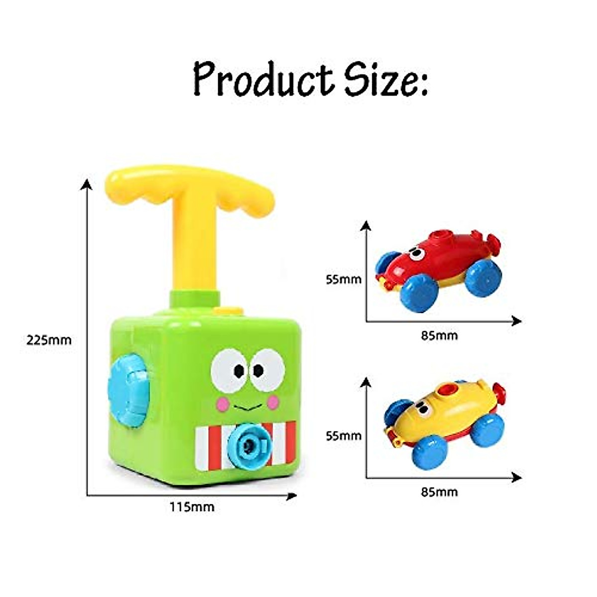 AristiPet - Space Version - Astronaut - Kids Balloon Power Car - Balloon Powered Car Rocket - Fun Inertia Toys Aerodynamics Inertial Power Car Set Educational Toys Science Experiment Toy Gifts