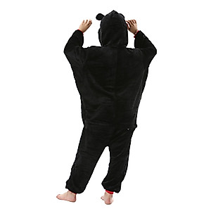 CuteOn Bat Onesie Kids Animal Pajamas for Boys Girls Halloween Christmas Costume Height for 120cm