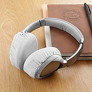 Linkidea 2 Pairs Earpad Covers Compatible with Bose QC35, QC35(Series II), QC25, QC15, Crusher 360, Venue, Hesh3, Headphone Earcup Covers/Stretchable and Washable Sanitary Earpad Protectors (Grey, M)