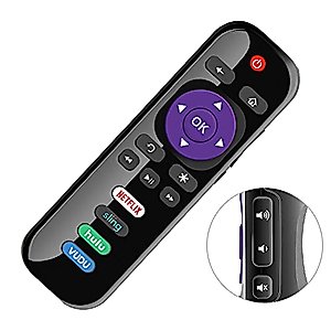 Gvirtue Universal Remote Control RC280 RC282 Replacement for All TCL Roku Smart 4K UHD LED QLED TV with Netflix Sling Hulu Vudu Button