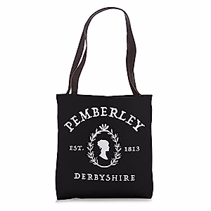 Pemberley Derbyshire 1813 - Pride and Prejudice Jane Austen Tote Bag