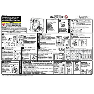 Fluidmaster 400CAR3P5 PerforMAX Adjustable High Performance Toilet Fill Valve and Flapper Repair Kit, For 3-Inch Flush Valve Toilets