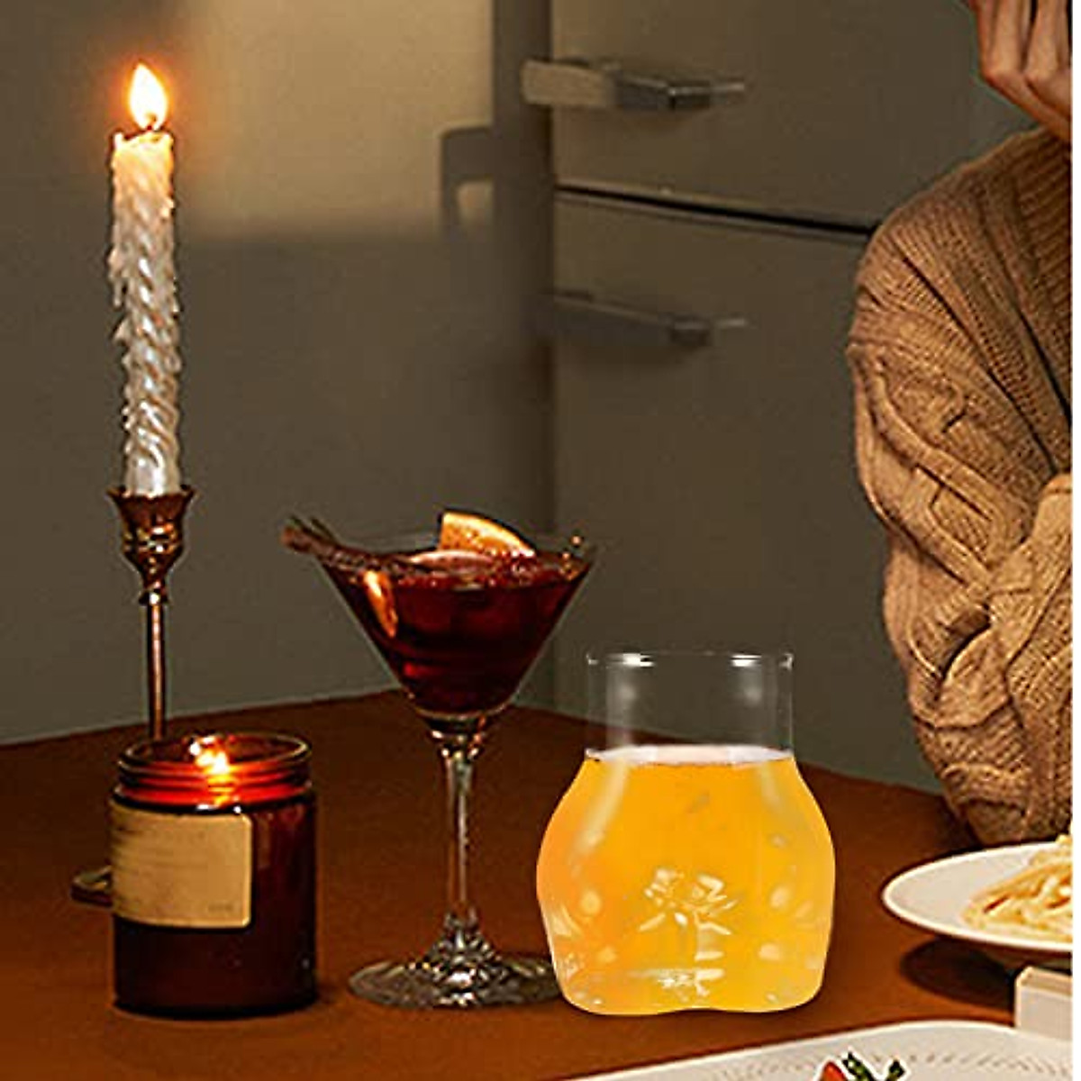 Creative Body Shape Wine Glasses Butt Cocktail Glass Cup Goblet Drink Glasses Novelty Party Shot Glass for Bar Hen Bachelor Birthday Party Decoration