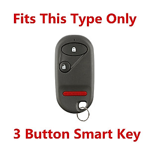 RPKEY Silicone Keyless Entry Remote Control Key Fob Cover Case Protector Replacement Fit for Honda Accord Element Civic Pilot 72147-S5A-A01 NHVWB1U523 NHVWB1U521 A269ZUA106 72147-S04-A01(Pink)