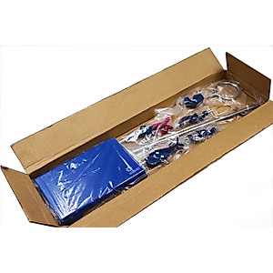 Support Ring Stand PROFESSIONAL Retort Stand- Top end of everything - Pressure Die Cast Clamps & Boss Head; Stainless Steel Rod 24", Heavy Base (8"X5") (3 Finger Clamp + Burette Clamp + 2XBoss Heads)