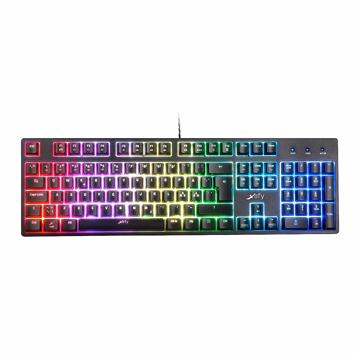 Xtrfy K3-RGB Gaming Keyboard with RGB LED Illumination