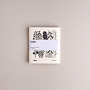 Kana Swedish Dish Cloths | 9X Designer Swedish Dish Clothes Made in Sweden from FCS Cellulose and Cotton | for Washing Dishes and Cleaning | Reusable Kitchen Dishcloths | Designed by Monika Lang