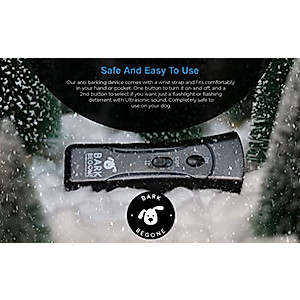 Bark Begone Dog Trainer| Anti Barking Dog Device| The Original Ultrasonic Emitter for Aggressive or Wild Dogs| No Collar Required| Lightweight, Durable| 70 ft Range| Correct Poor Behavior