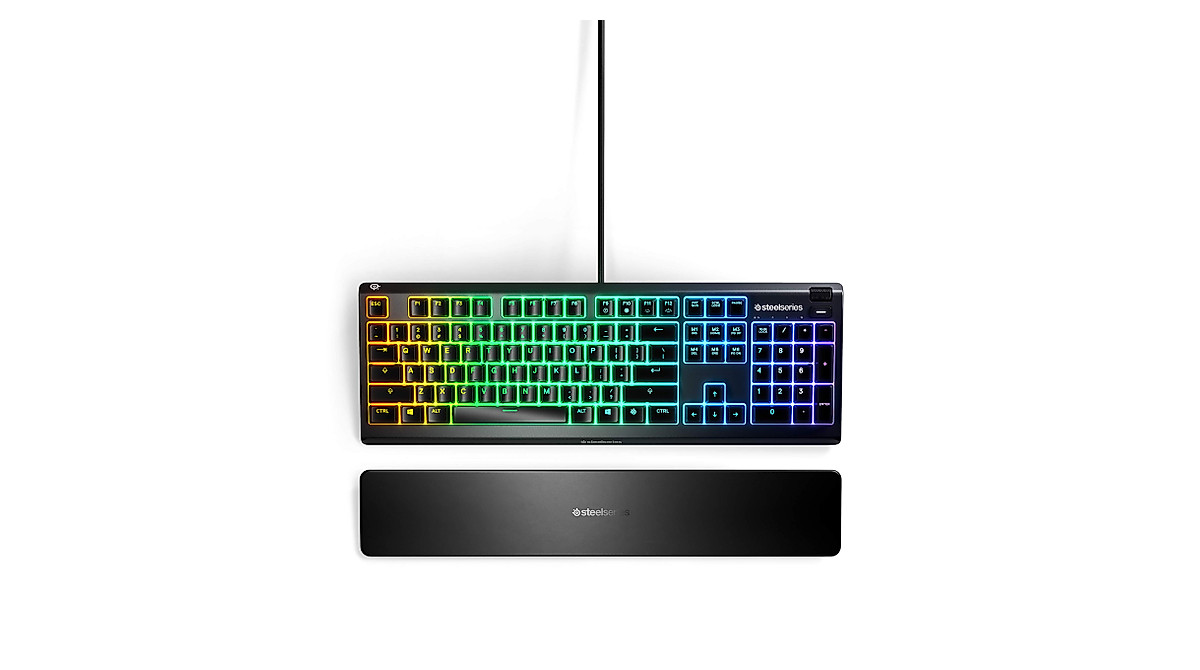 SteelSeries Apex 3 - RGB Gaming Keyboard & Comfort