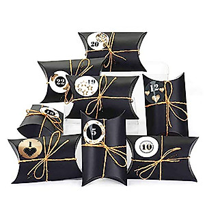 ccHuDE 100 Pcs Pillow Box Candy Gift Box for Wedding Birthday and Christmas