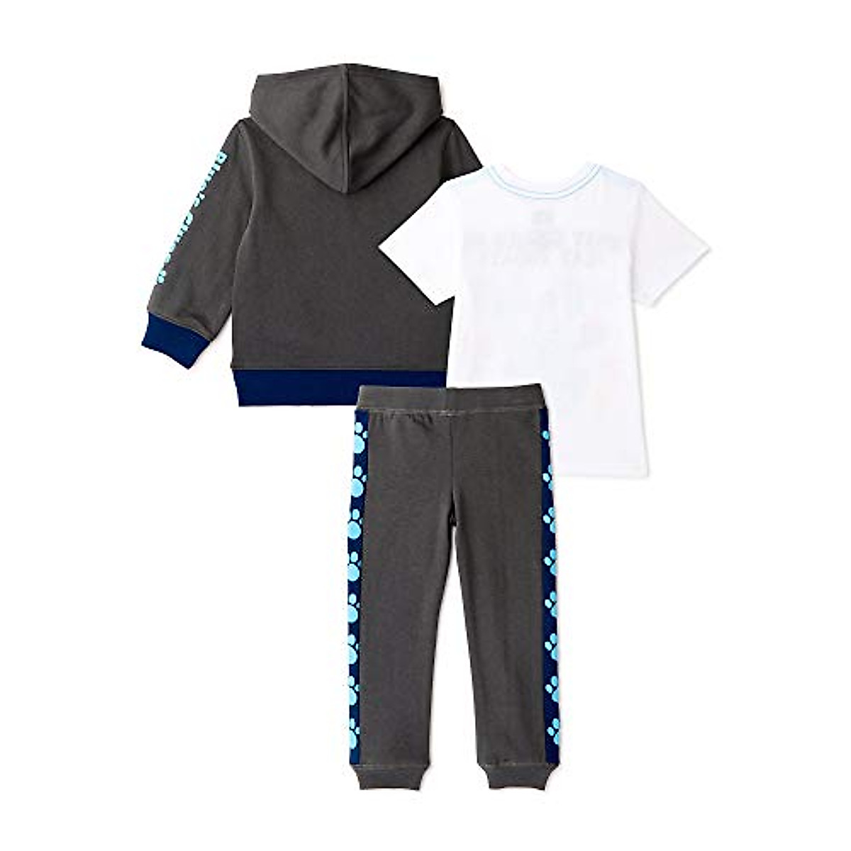 Nickelodeon baby boys Blue's Clues & You Hoodie, T-shirt, Jogger Sweatpant, 3-piece Athleisure Outfit Bundle - and Toddler T Shirt Set, Charcoal/White/, 5T US